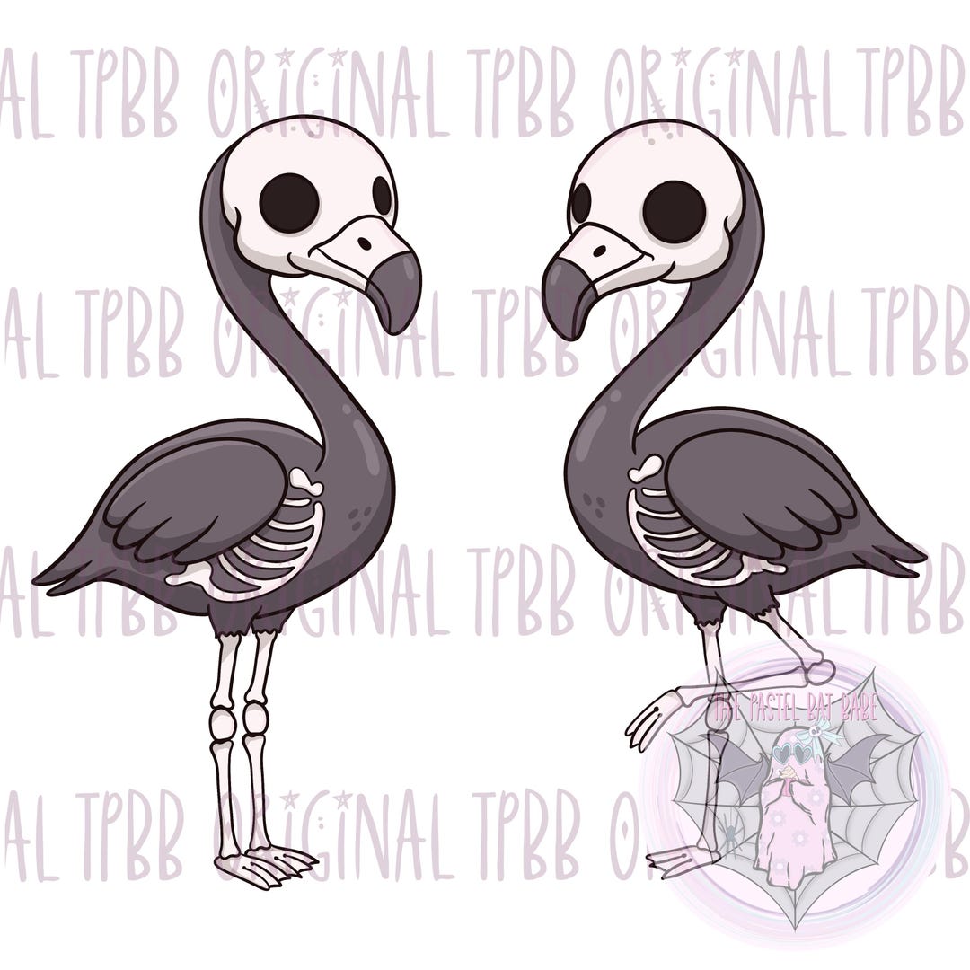 Dem Bones Jerry Flamingos Skeleton Group and Individual Files Hextober ...