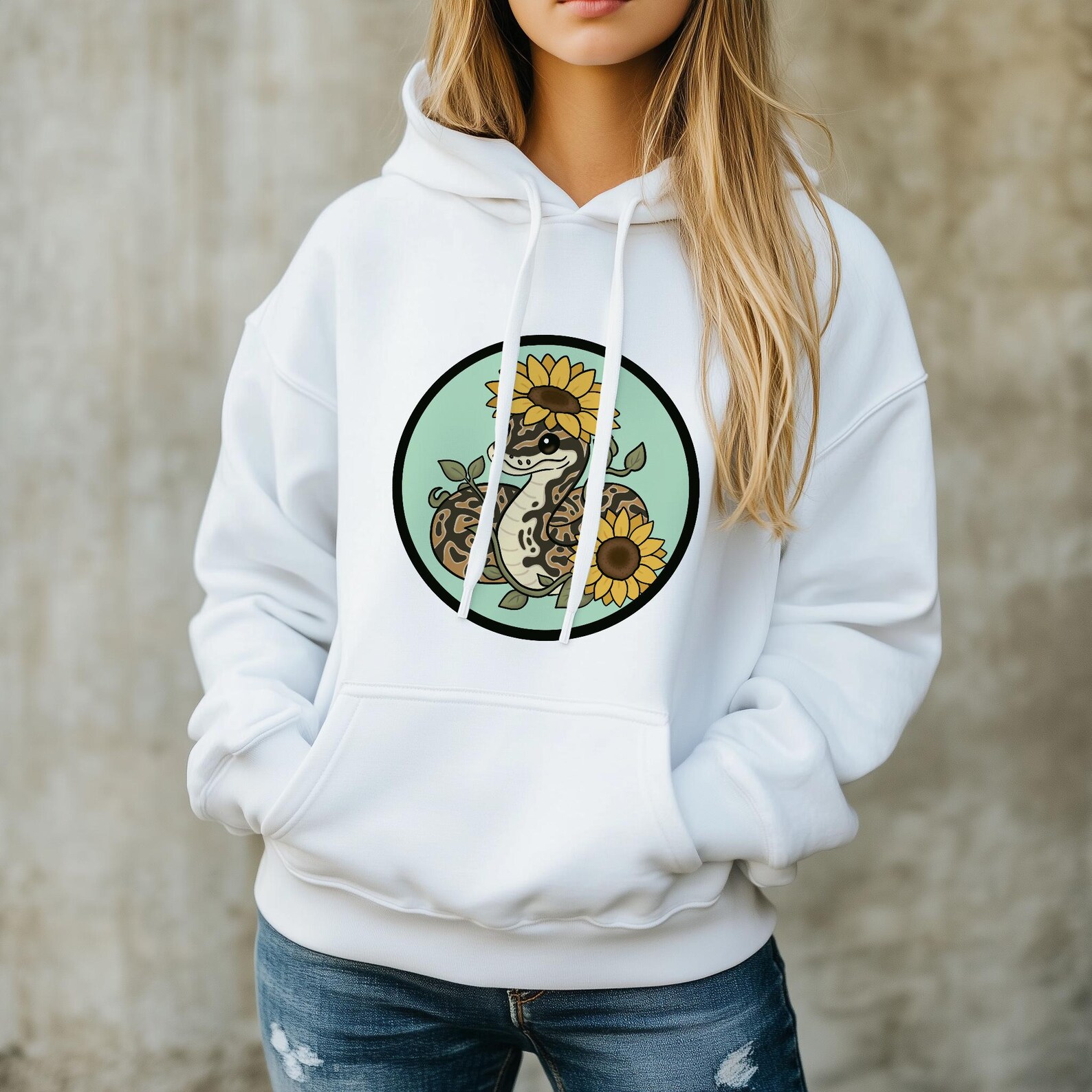 Sunflower Ball Python PNG JPEG Sublimation Design Digital Instant ...