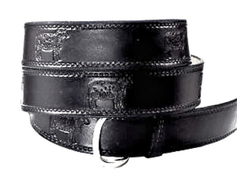 Sheep Farm Ram Lamb Domestic Wool Shear Leather Handmade Belt 1 1/2 ...