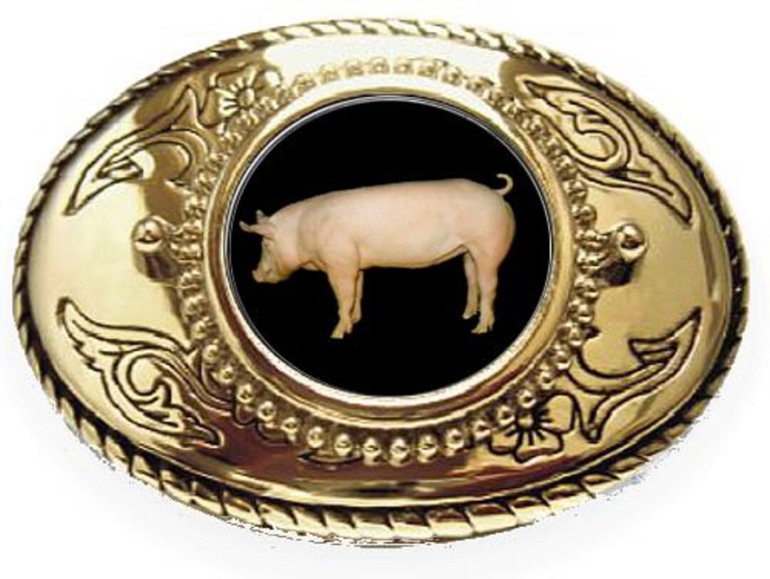 PIG HOG Boar 4H Sow Oinker Unisex Rancher Farm Show Fair Pork Rancher ...