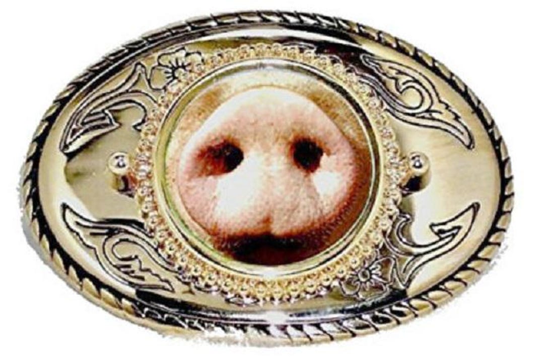 PIG HOG NOSE Boar 4H Sow Oinker Unisex Rancher Farm Show Fair Pork ...