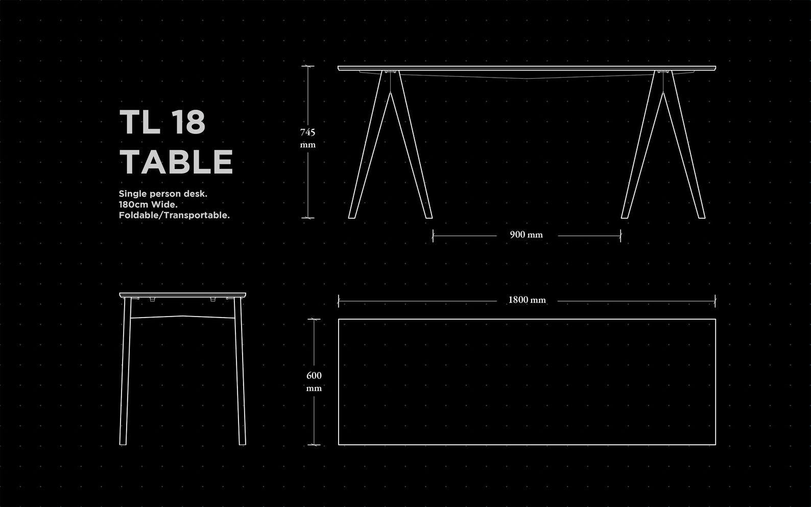 SAMM LW Trestle Table Home Working Office Desk Workbench. | Etsy