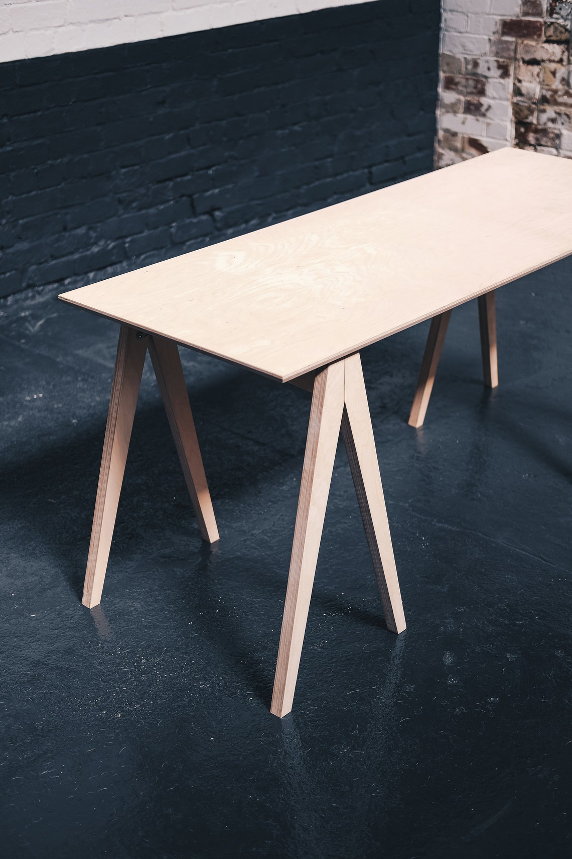 SAMM LW Trestle Table Home Working Office Desk Workbench. | Etsy