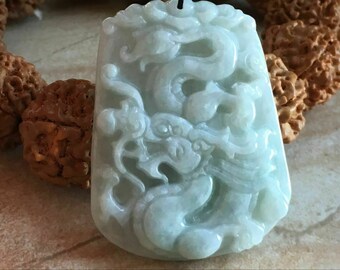 Jade Dragon Pendant - Etsy