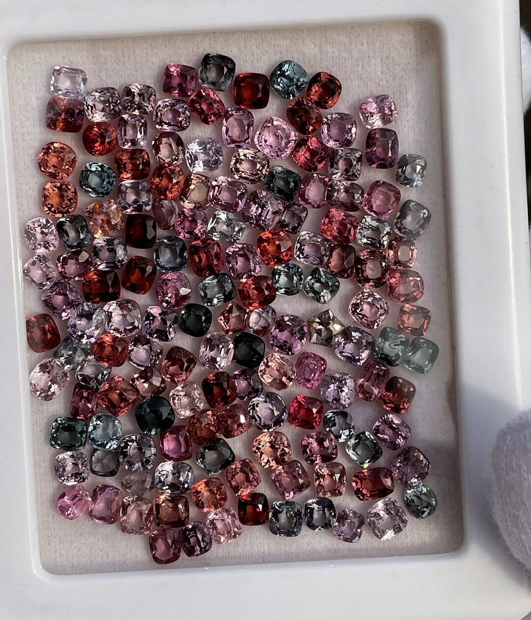 Natural Red Pink Color Spinel Layout Gemstone From Burma (myanmar ...