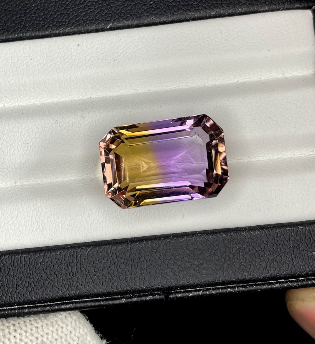 21 Cts Natural Untreated Ametrine 19X13X10 Natural Bio Ametrine Octagon ...