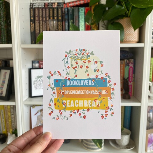 Book Lovers Quote Art Print / Emily Henry Book Art / Bookish - Etsy