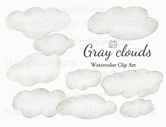 Grey Cloud Clipart