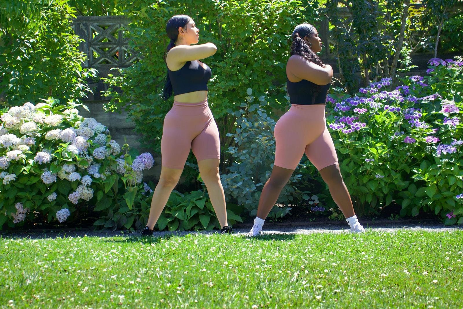 Scrunch High Waisted Biker Shorts Women Tights For Gym Etsy