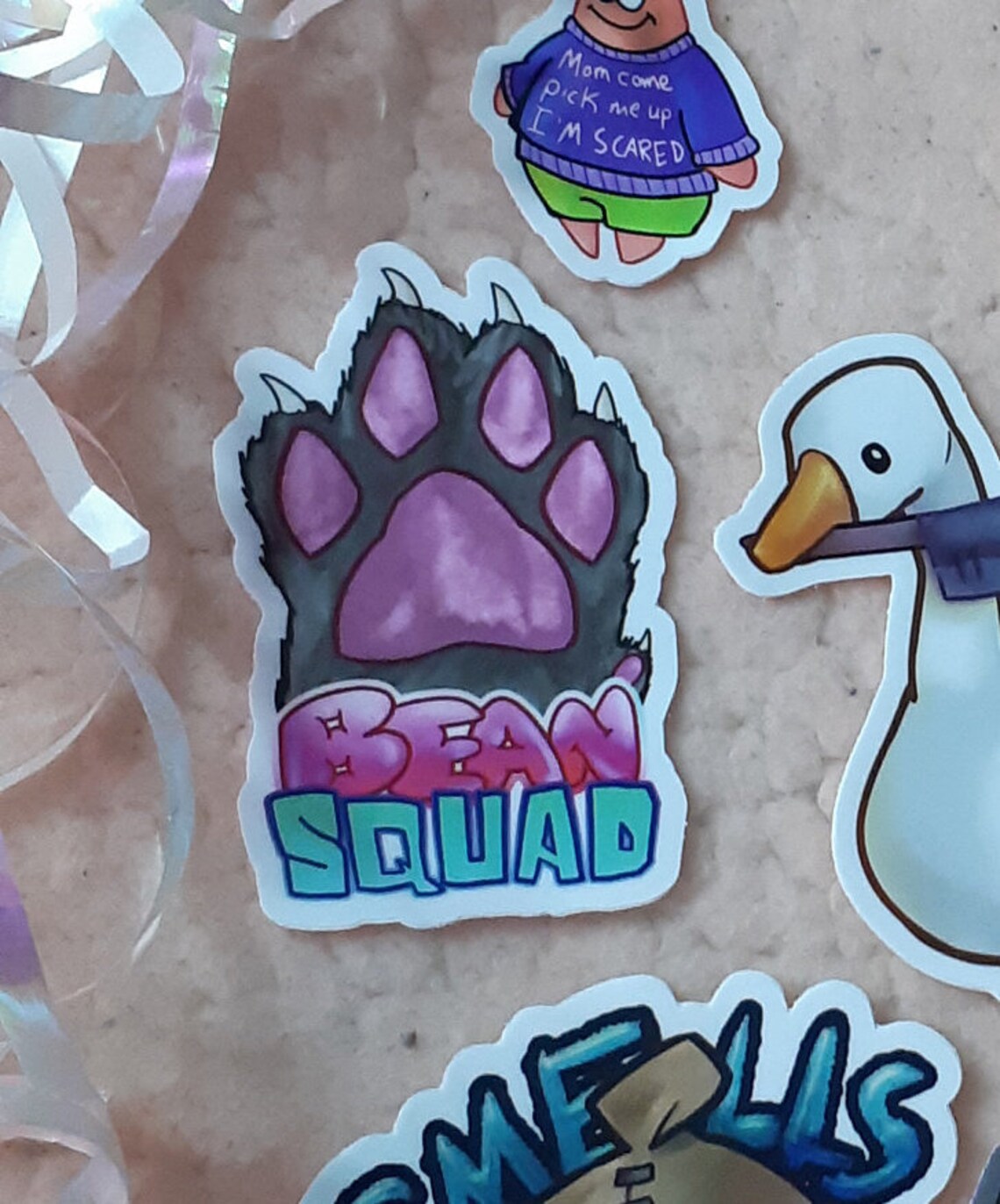 Toe Bean Squad 3 Inch Sticker - Etsy