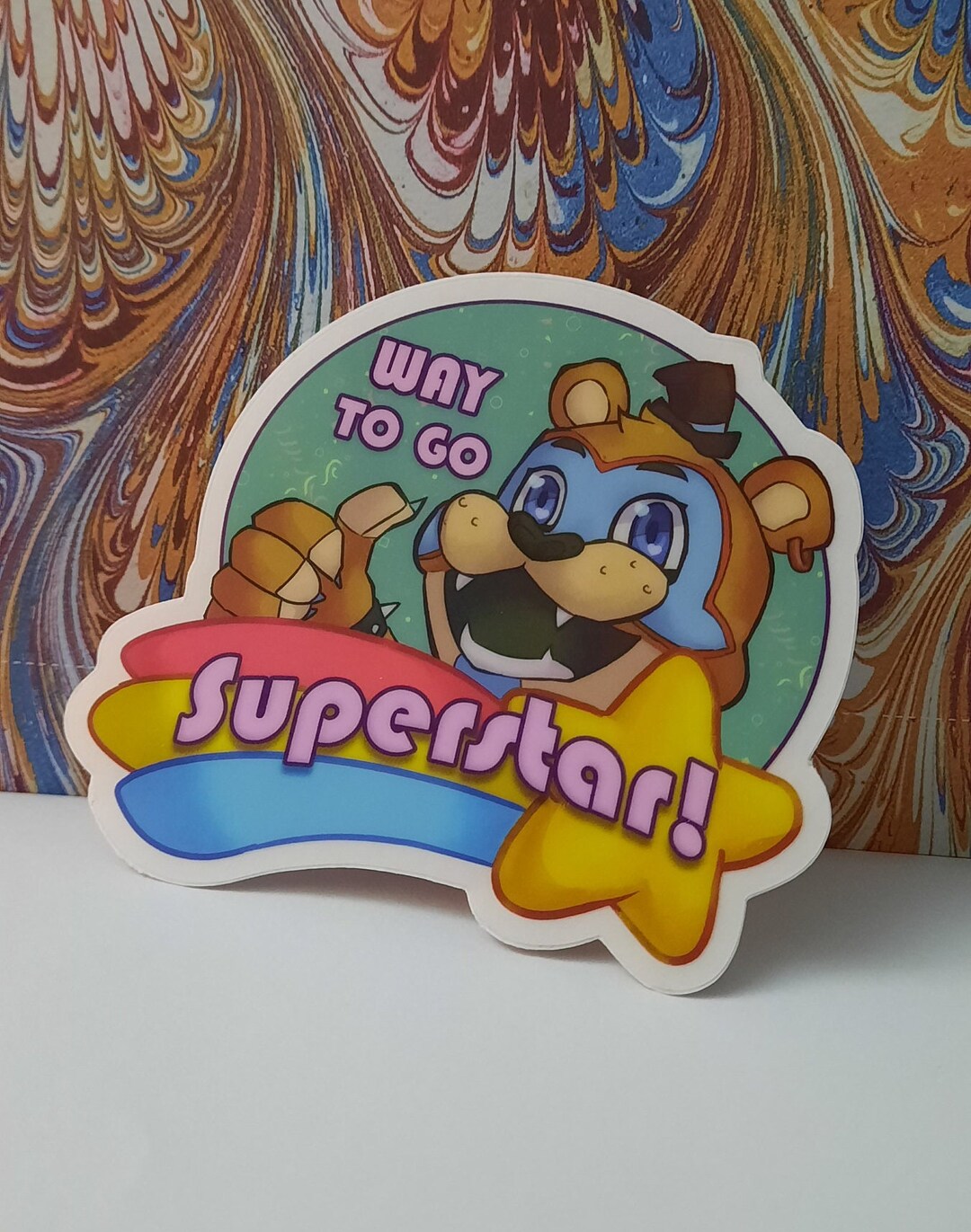 Glamrock Freddy & Gregory Security Breach Stickers ! - Etsy