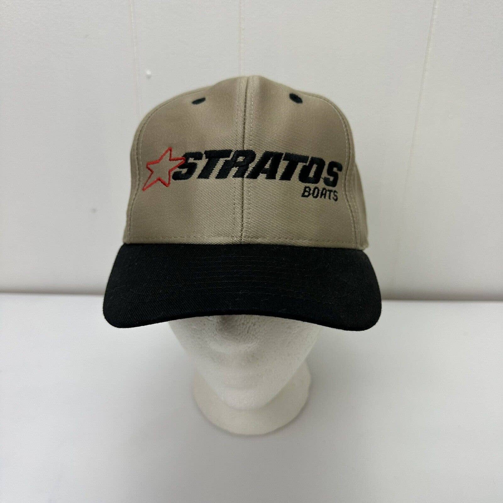 Vintage Stratos Boats Hat Cap Brown Black Snapback Adjustable - Etsy