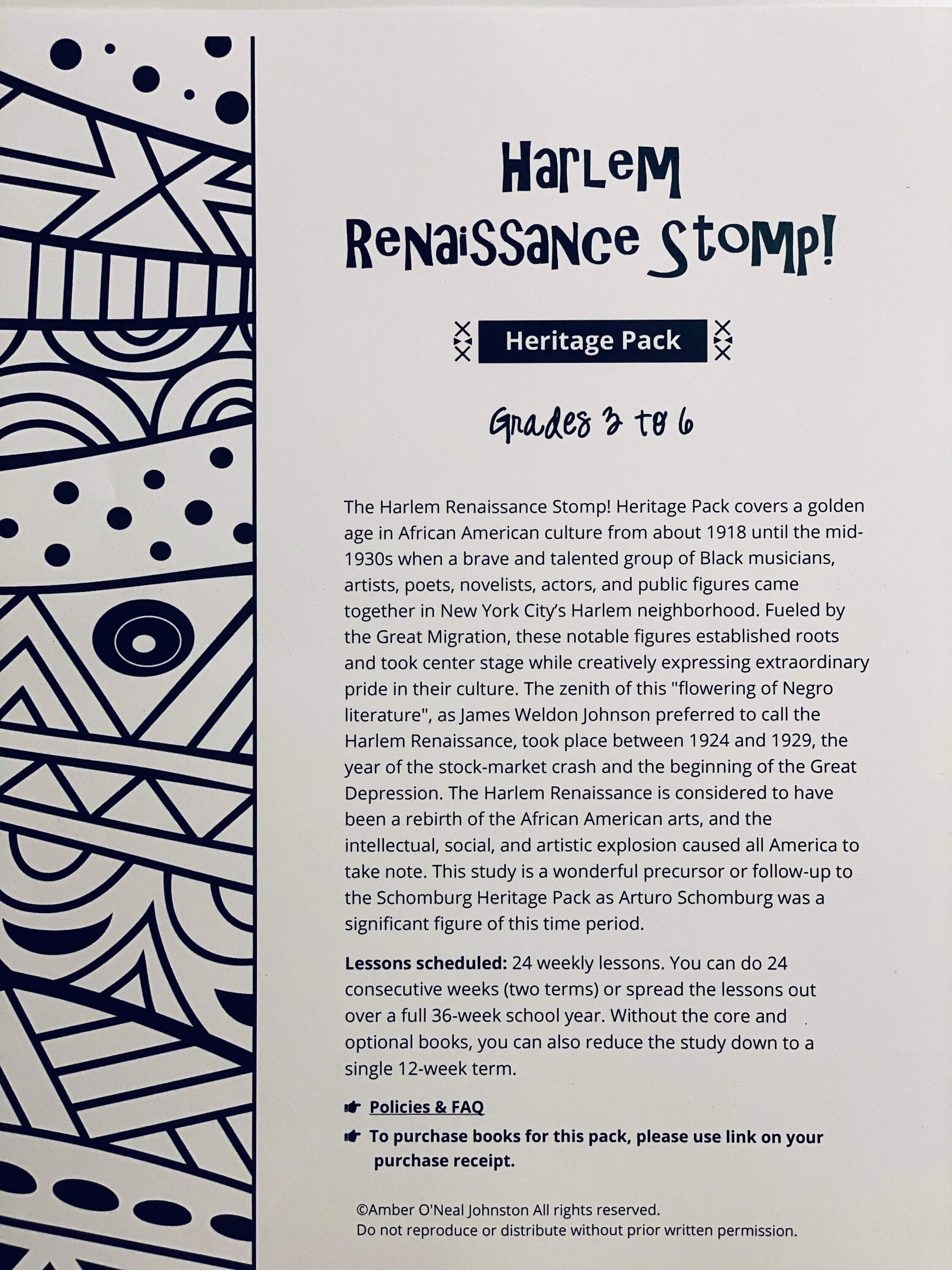 Harlem Renaissance Heritage Pack - African American History Lesson ...