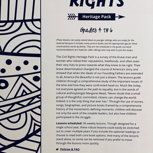 Civil Rights Heritage Pack - African American History Literature Lesson ...