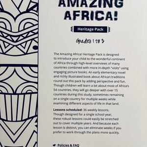 Amazing Africa! Heritage Pack - African Countries, Culture, People ...