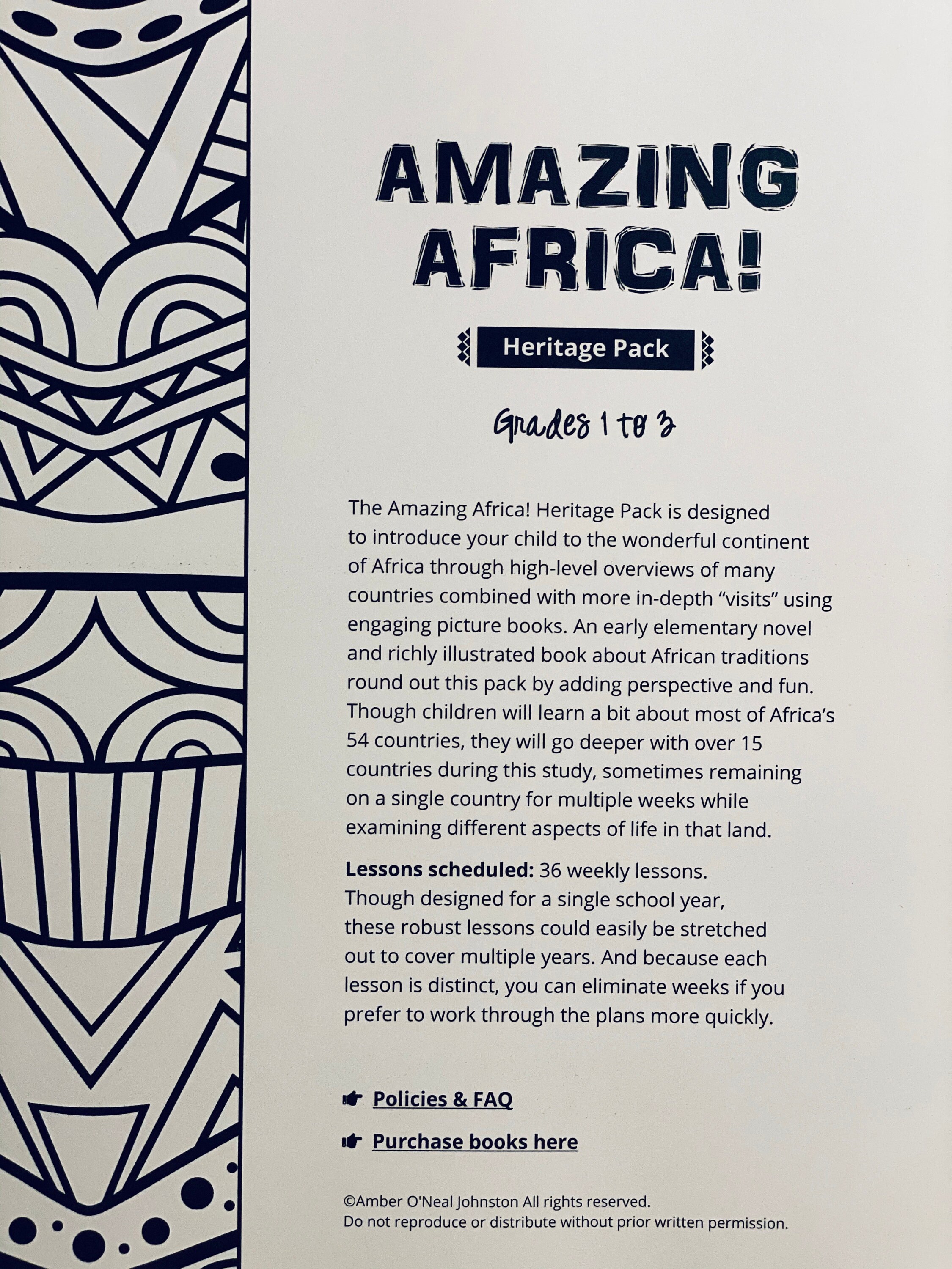 Amazing Africa! Heritage Pack - African Countries, Culture, People ...