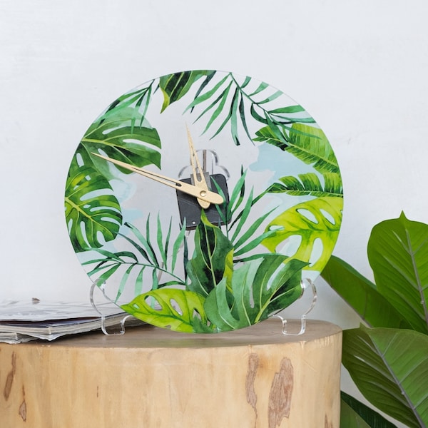 Oversized Tropical Wall Clock - Etsy