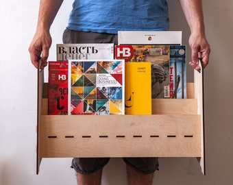 Magazine Rack Table - Etsy