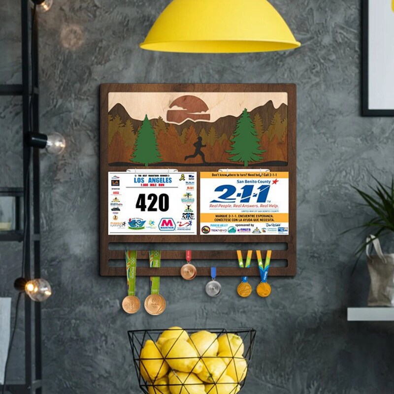 Running Medal Holder - Etsy