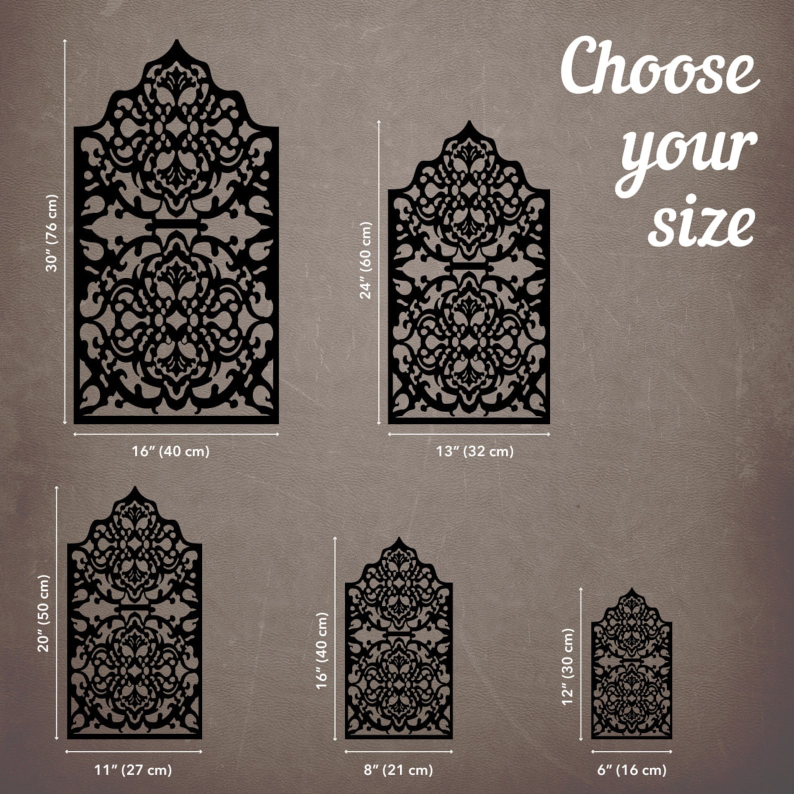 Moroccan Wood Panel, Moroccan Wood Wall Art, Arabic Wall Art, Laser Cut ...