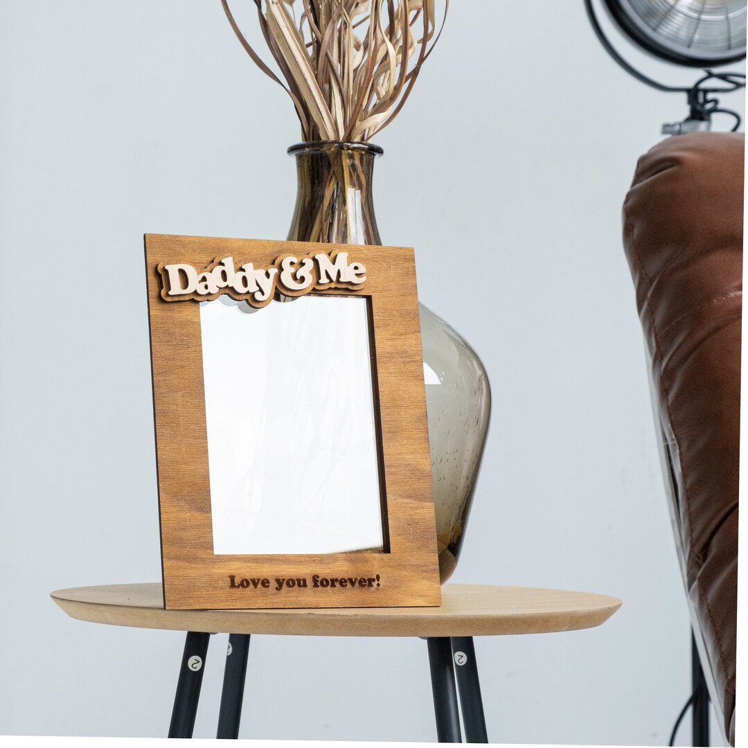 Daddy and Me Frame, Dad Picture Frame, Wood Dad Gifts, Fathers Day ...