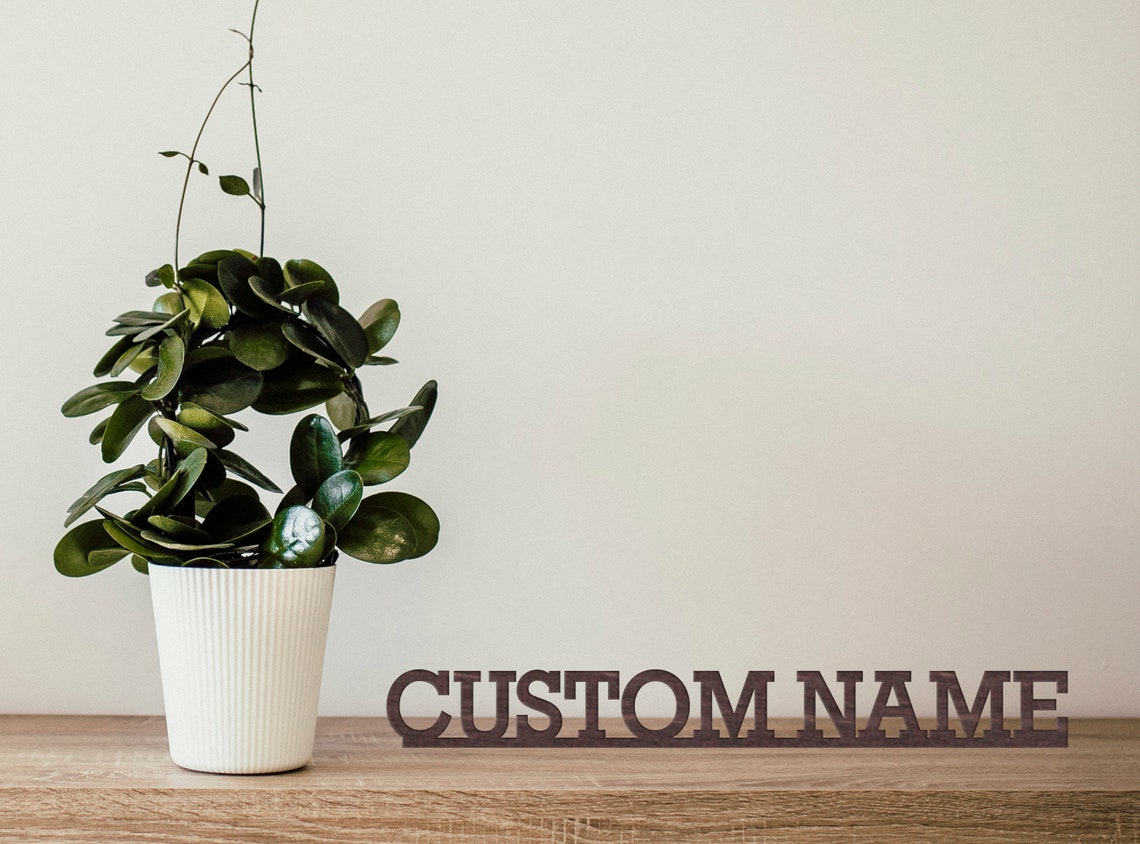 Custom Table Signcustom Name Sign Woodpersonalized Table - Etsy