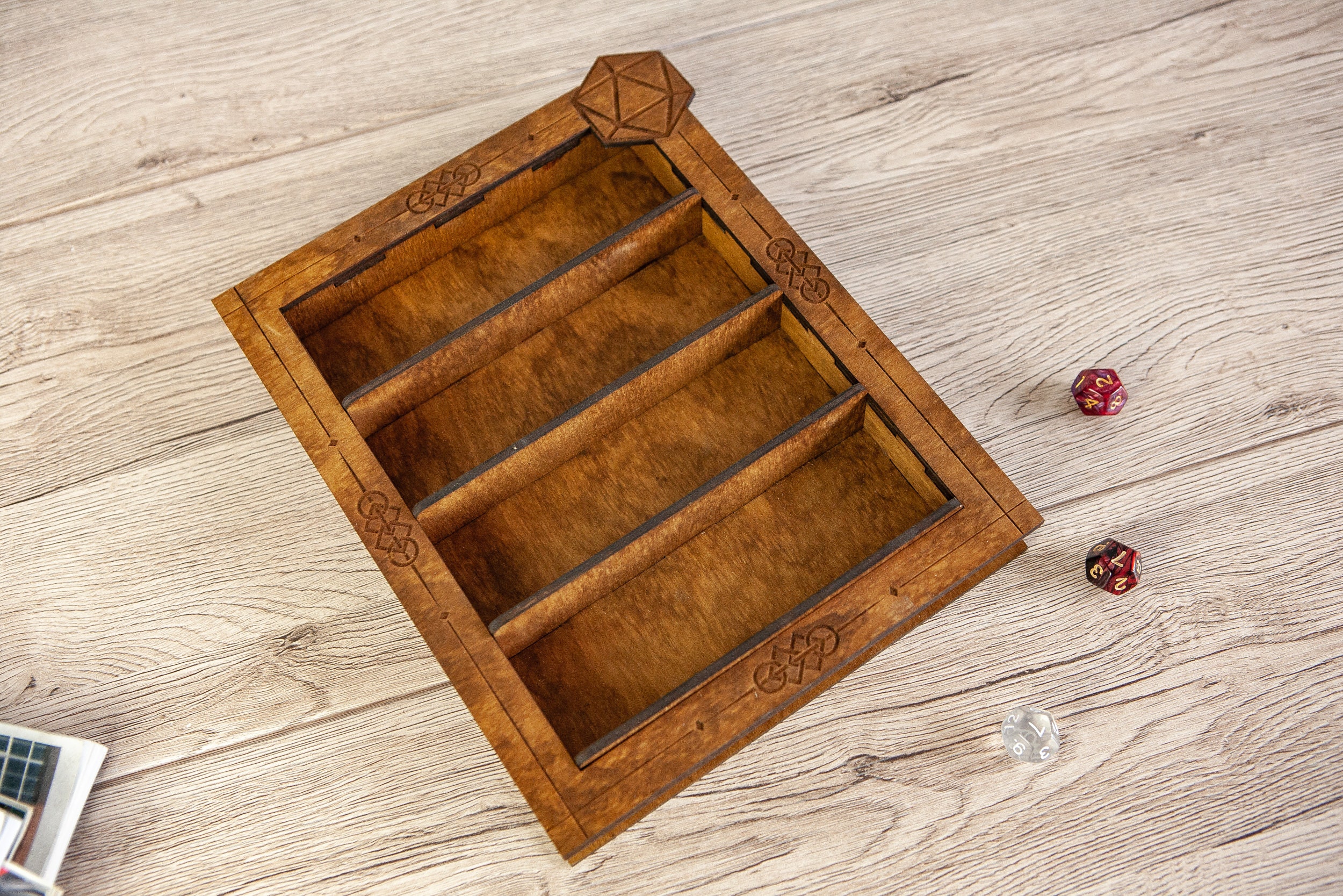 Dice Display Framerpg Dice Storagedice Display Wallwood - Etsy