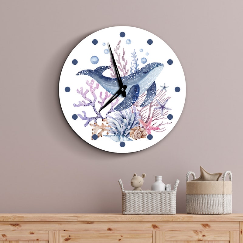 Whale Wall Clock - Etsy
