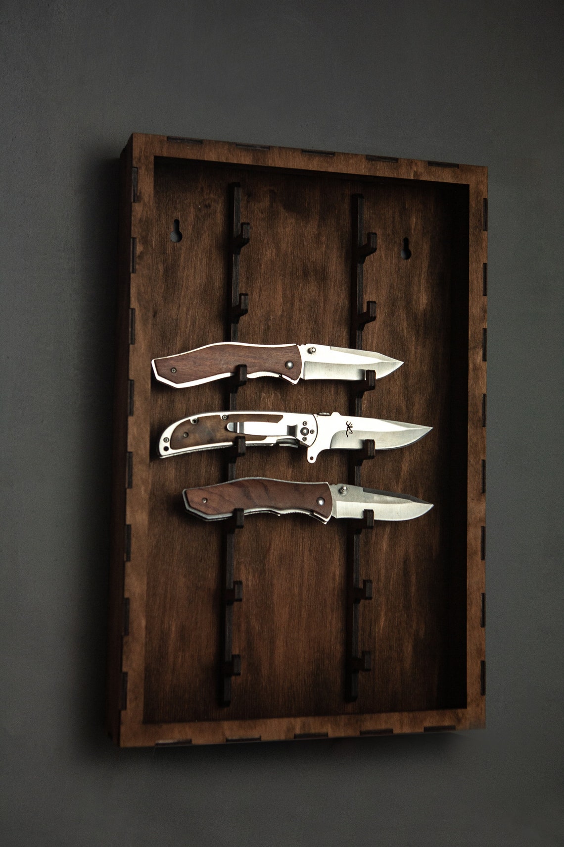 Knife Display, Rustic Knife Display, Pocket Knife Display, Pocket Knife ...