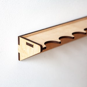 Fishing Rod Wall Rack, Rod Holder Wood, Wall Mount Rod Rack Wood ...