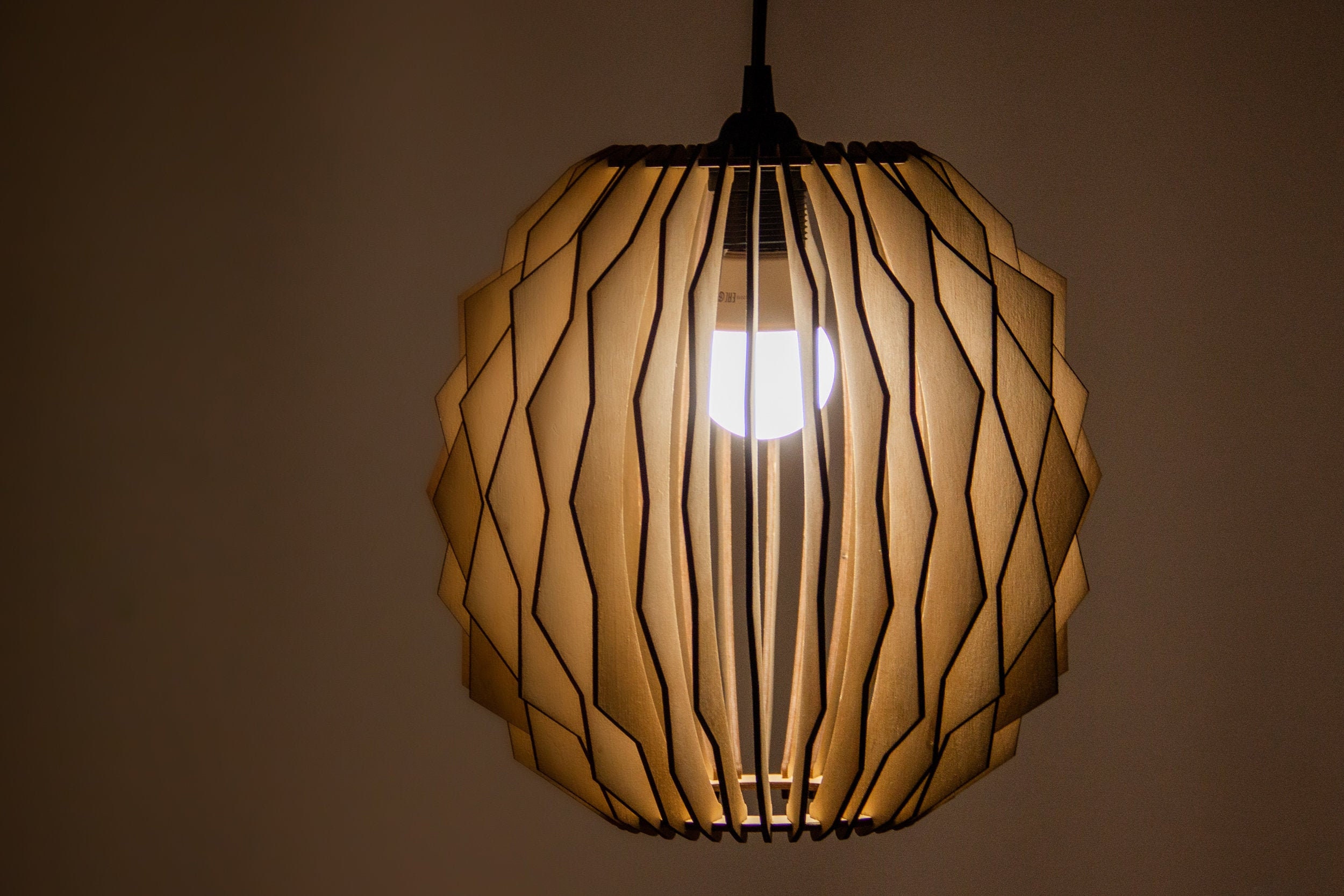 Pendant Light Shade Wood,modern Pendant Light,wood Pendant Lamp,wood ...