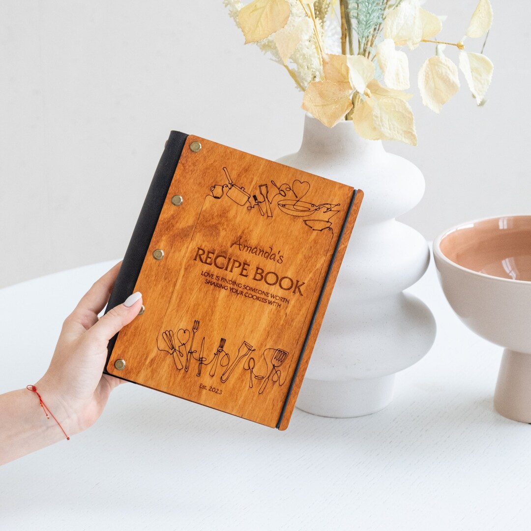Custom Recipe Journal, Mom Recipe Book, Custom Recipe Book Binder ...