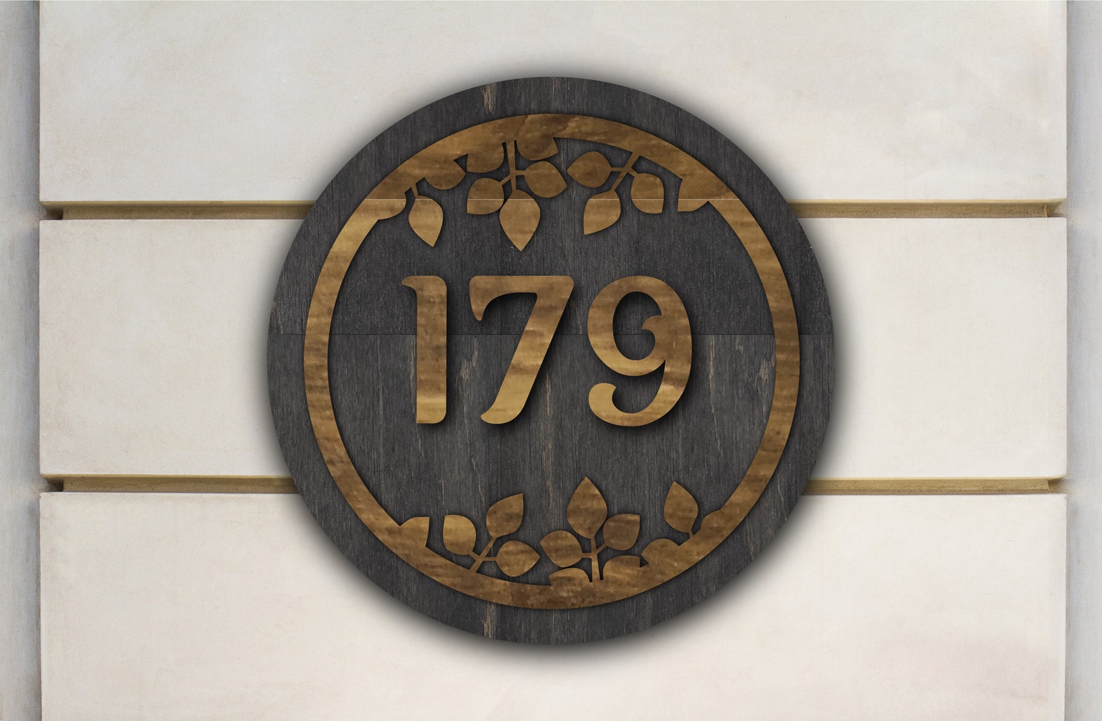 Custom House Number Sign, Personalized House Number Plaque, Address ...