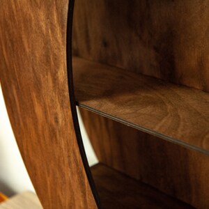 Moon Shaped Shelf,wooden Moon Shelf,moon Shelf for Crystals,moon ...