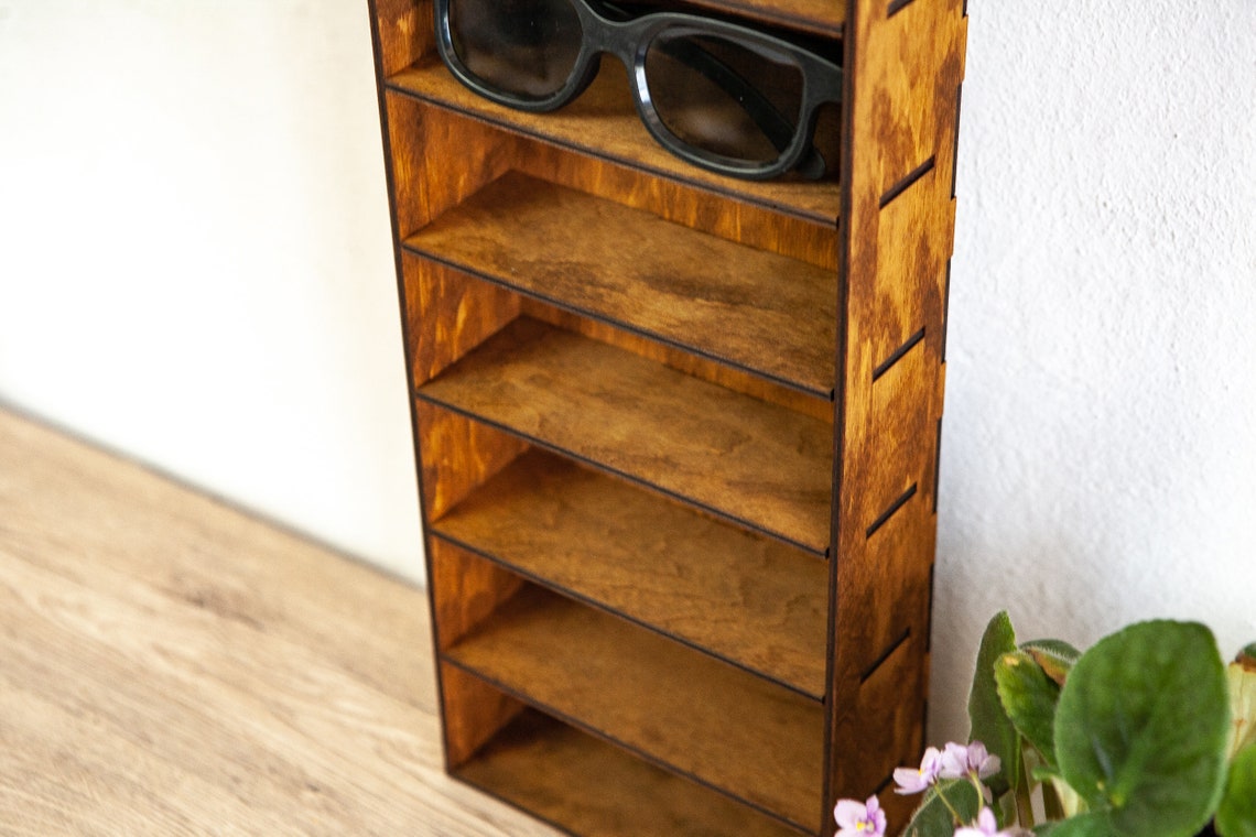 Glasses Holder Stand Multiple, Sunglasses Holder Glowforge, Sunglasses ...