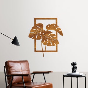 Monstera Leaf Wood, Monstera Leave Wood, Leave Wooden Wall Art ...