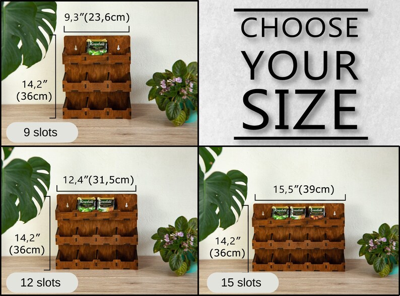 Tea Organizer Shelf Tea Organizer Chest Tea Storage With - Etsy