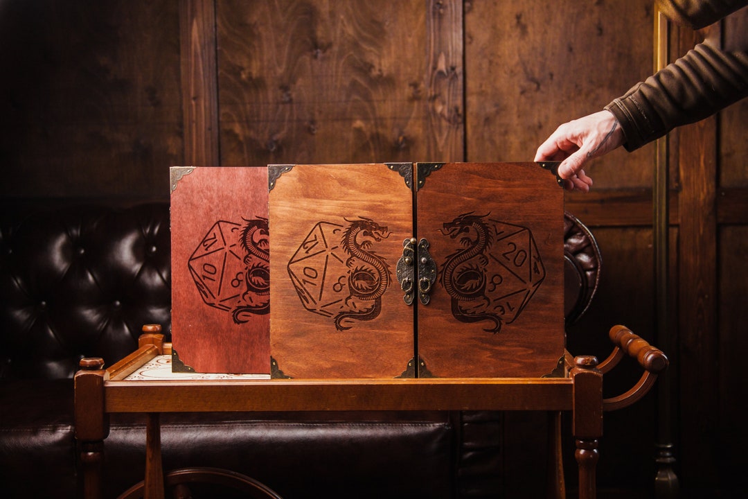 Dungeon and Dragons Screen,dungeon Master Screen Wood,dm Screen Wood ...