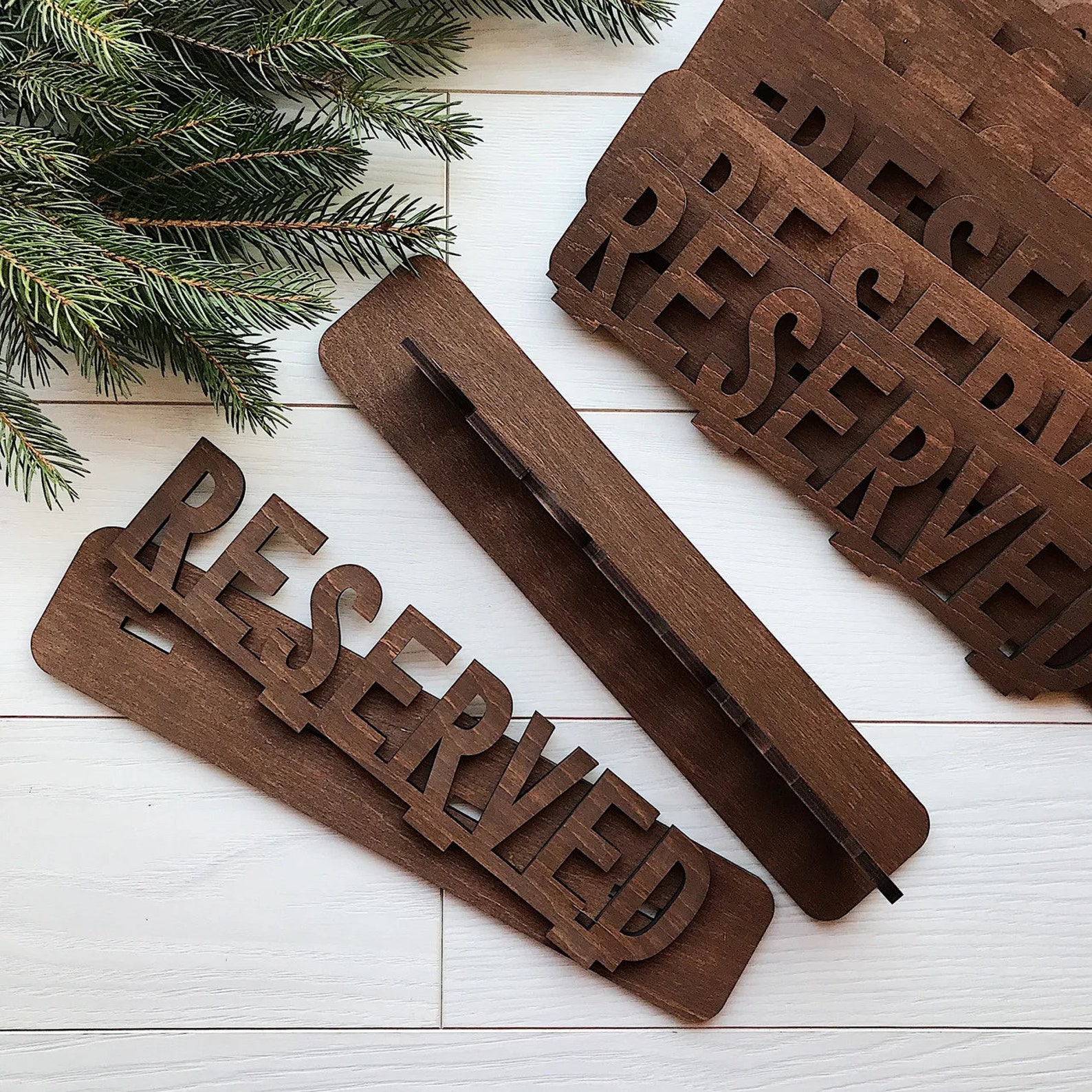 Reserved Table Signreserved Sign Restaurantwooden Table - Etsy