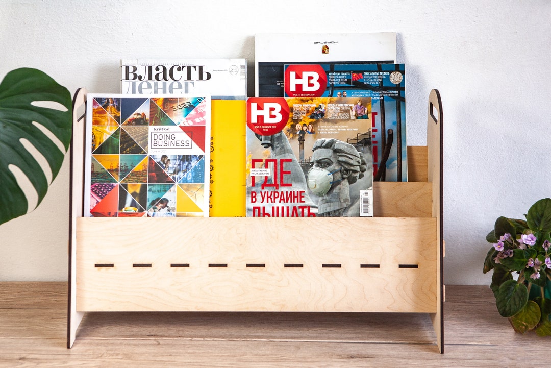 Magazine Rack Floor Magazine Rack Standing Book Rack Floor - Etsy