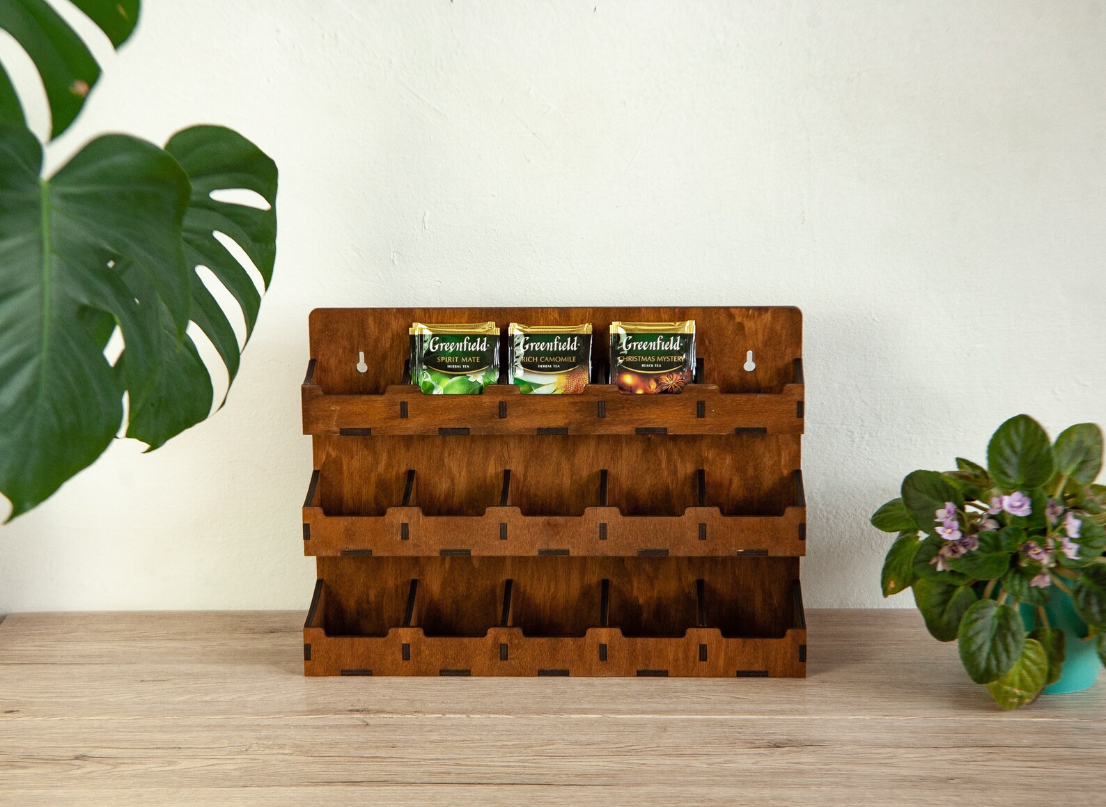 Tea Organizer Shelf Tea Organizer Chest Tea Storage With - Etsy