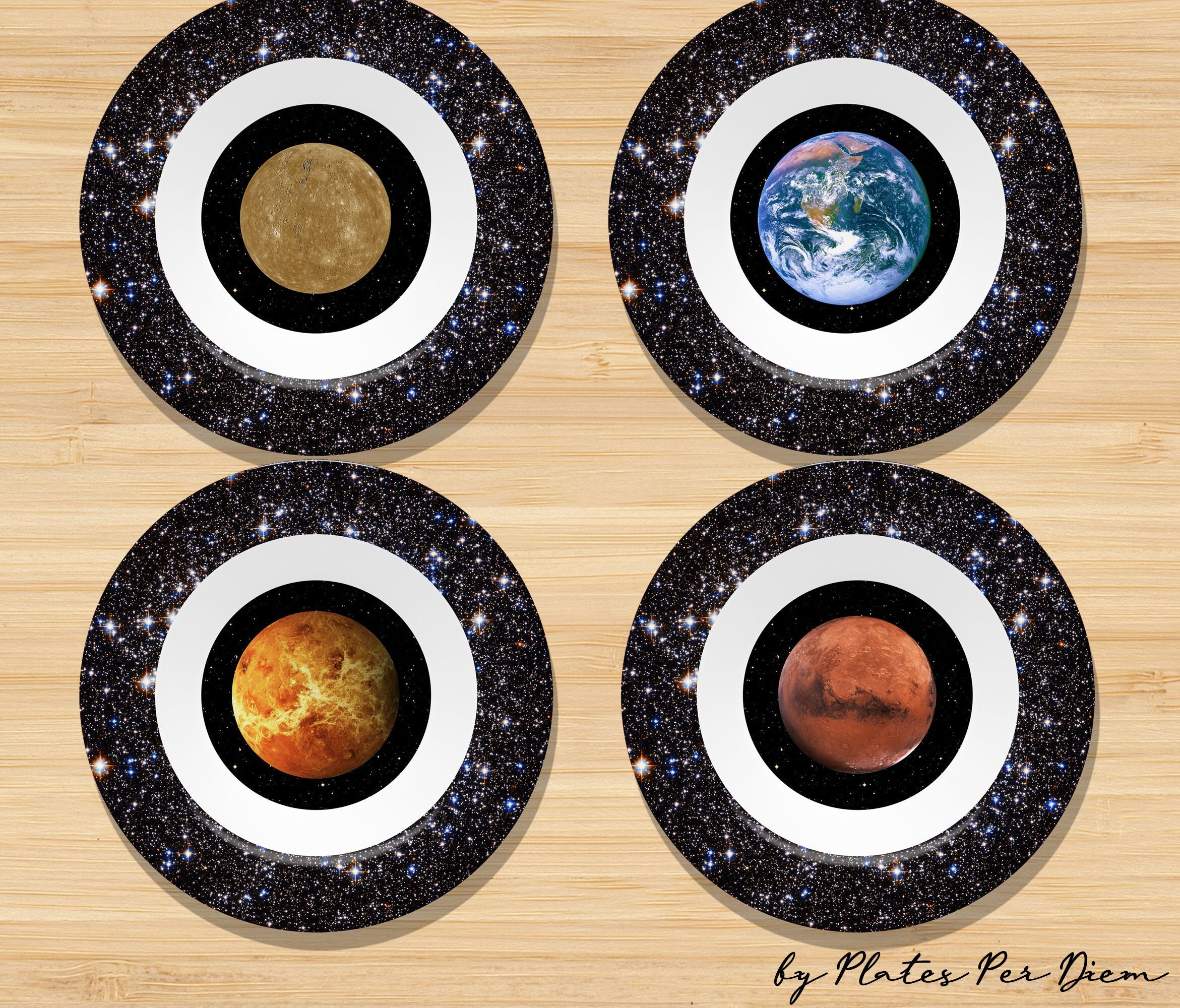 Solar System All 8 Planets Bowl Set for Indoor and Outdoor - Etsy