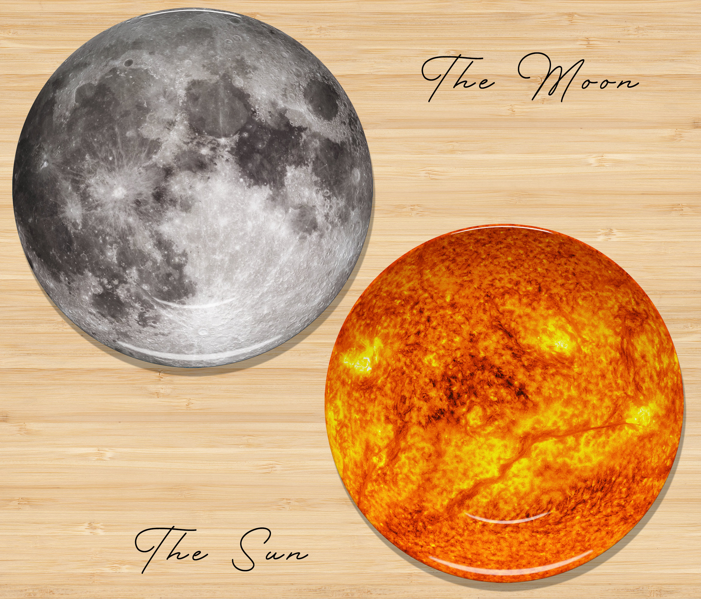Full Solar System Planet Plates for Indoor and Outdoor Dining and ...