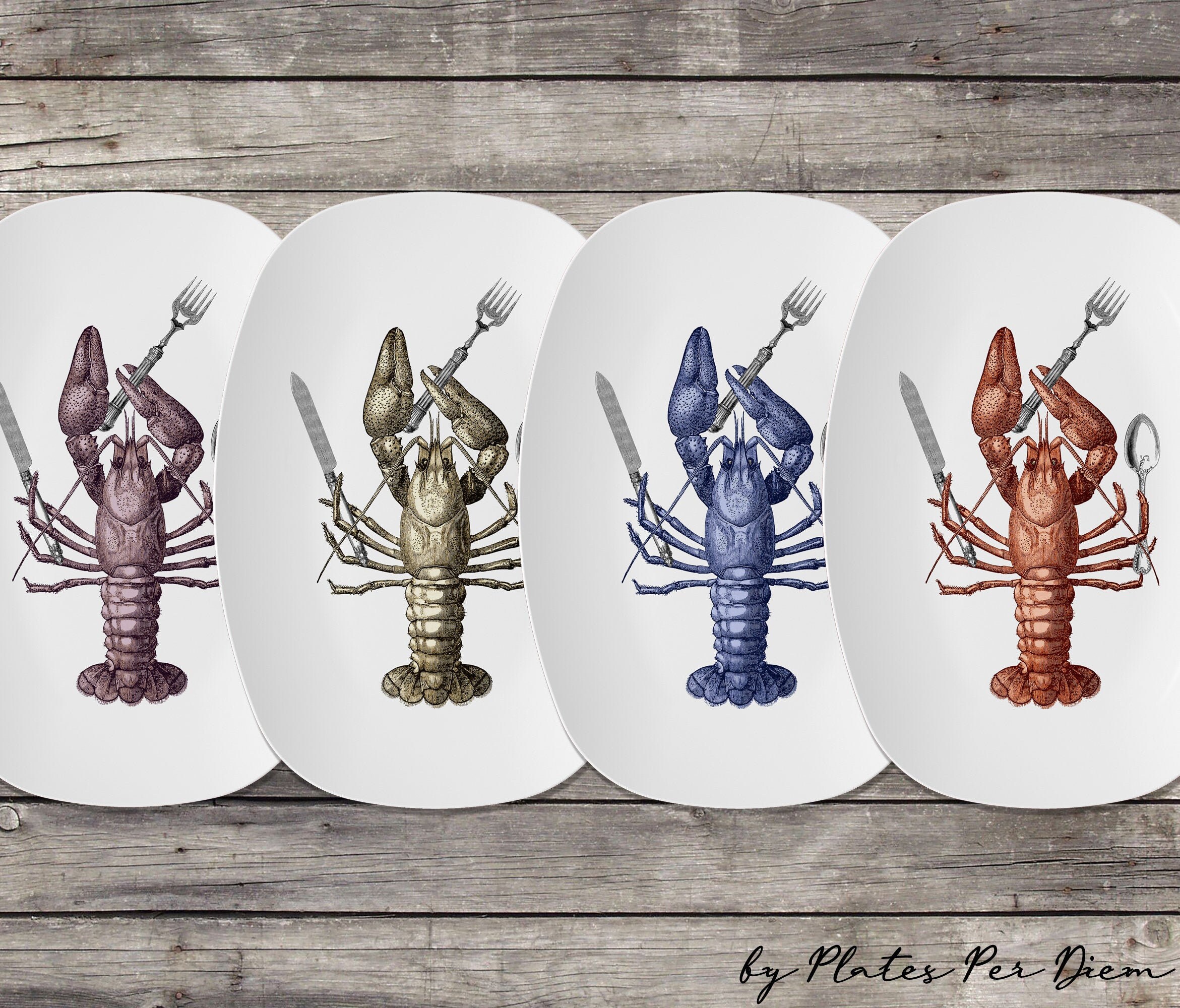 Lobster Serving Platters for Indoor and Outdoor Dining & Entertaining ...