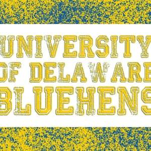 University of Delaware Custom College Stickers Matte Laptop - Etsy