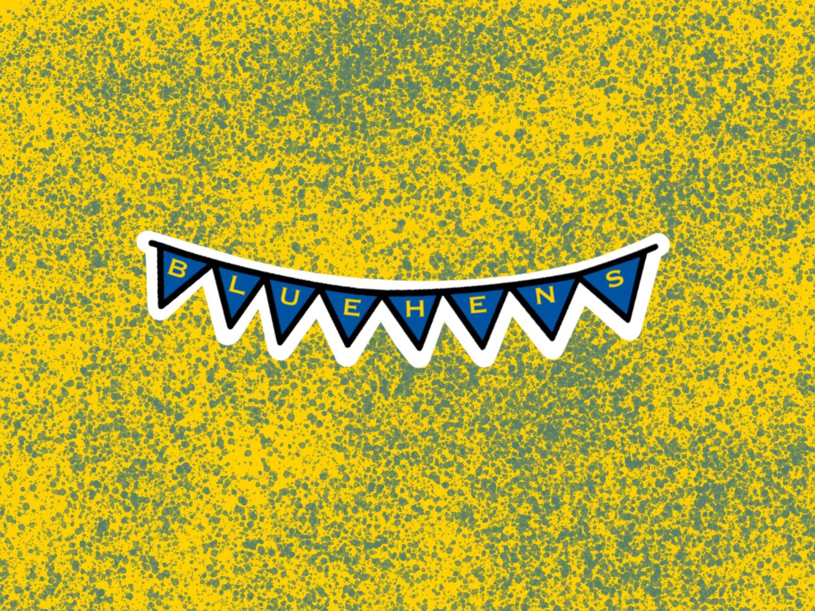 University of Delaware Custom College Stickers Matte Laptop | Etsy