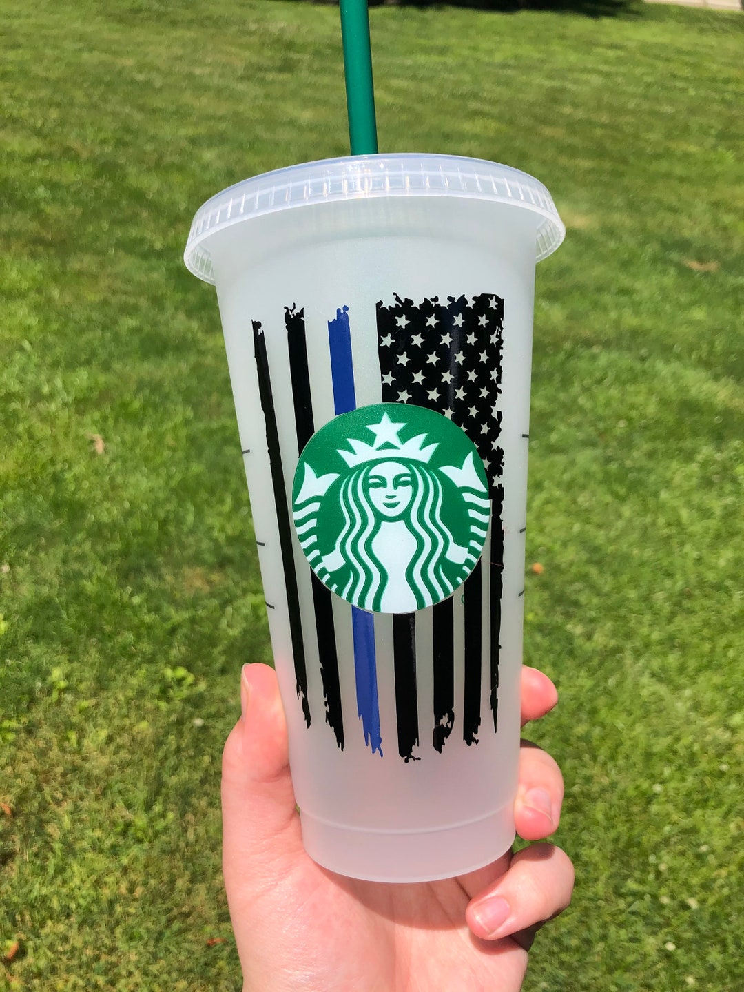 Thin Blue Line Cup | Thin Blue Line | Police Officer Tumbler | Officer ...