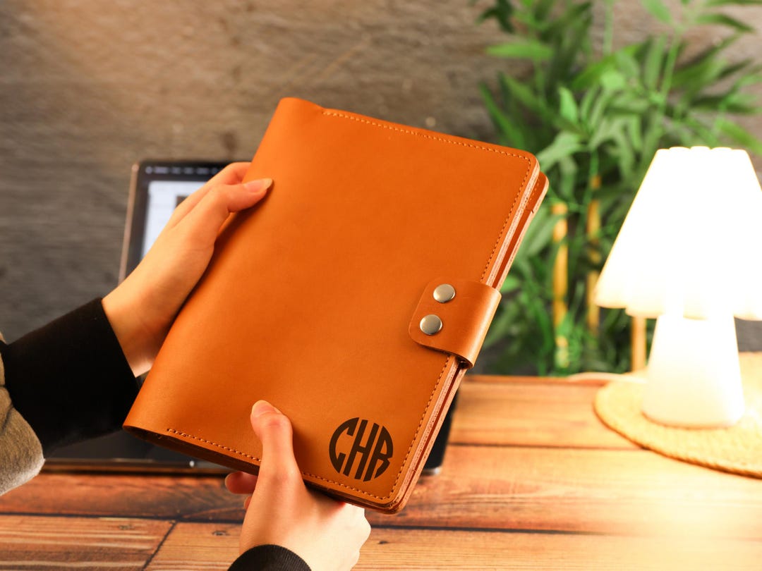 Personalized Leather Portfolio, Custom Leather Portfolio, Engraved ...