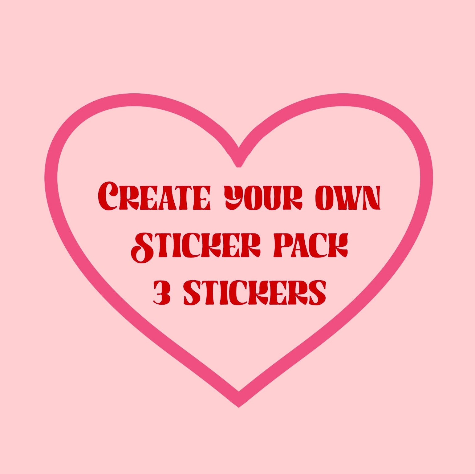 Choose Your Own Sticker Pack 3 Stickers - Etsy