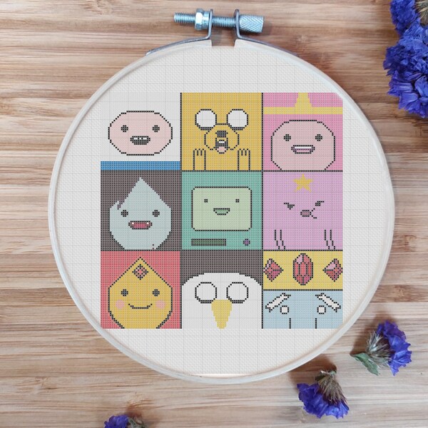 Cross Stitch Square - Etsy